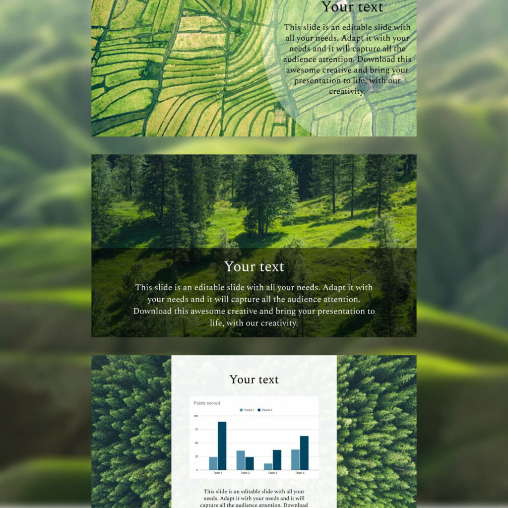 Free Powerpoint Green Environment Background – MasterBundles