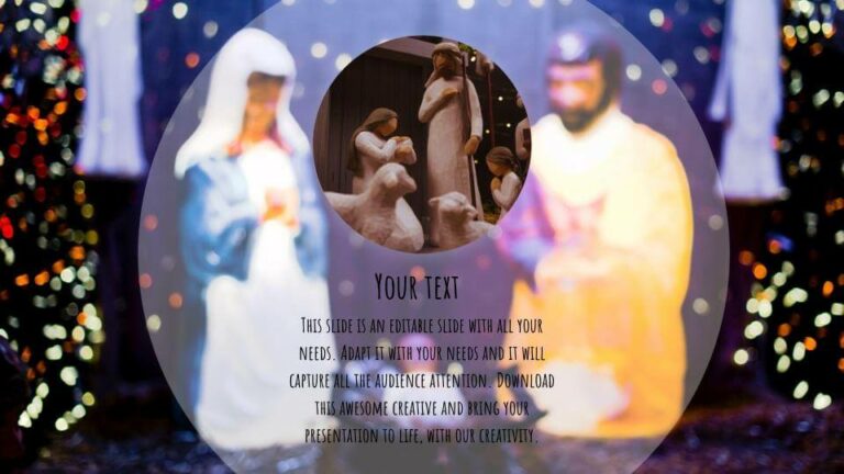 Free Religious Christmas Powerpoint Background | Master Bundles