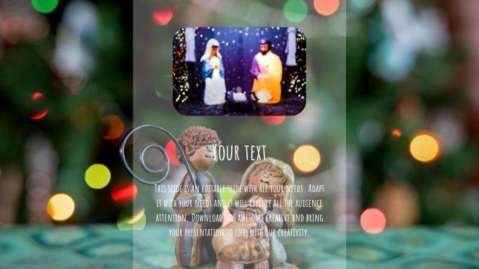 Free Religious Christmas Powerpoint Background | Master Bundles