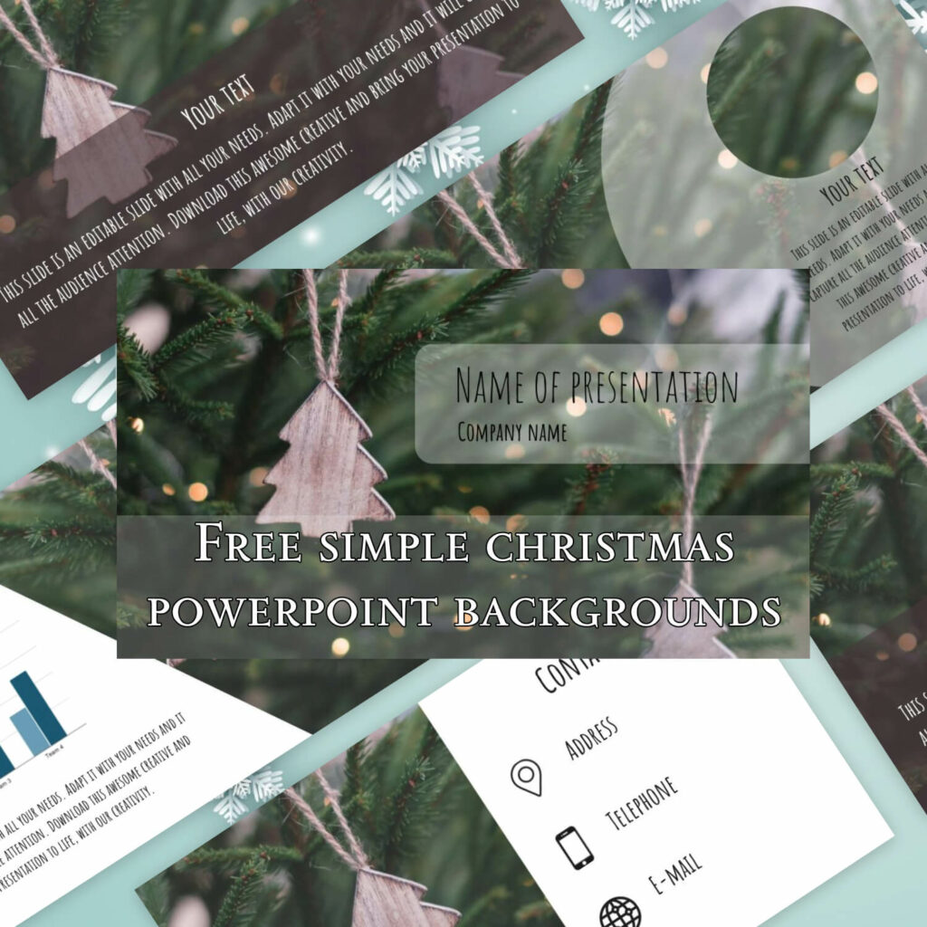 Free Simple Christmas Powerpoint Backgrounds – MasterBundles
