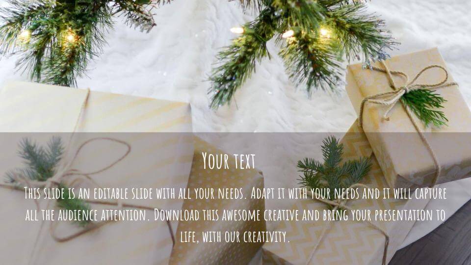 Free White Christmas Powerpoint Backgrounds | Master Bundles