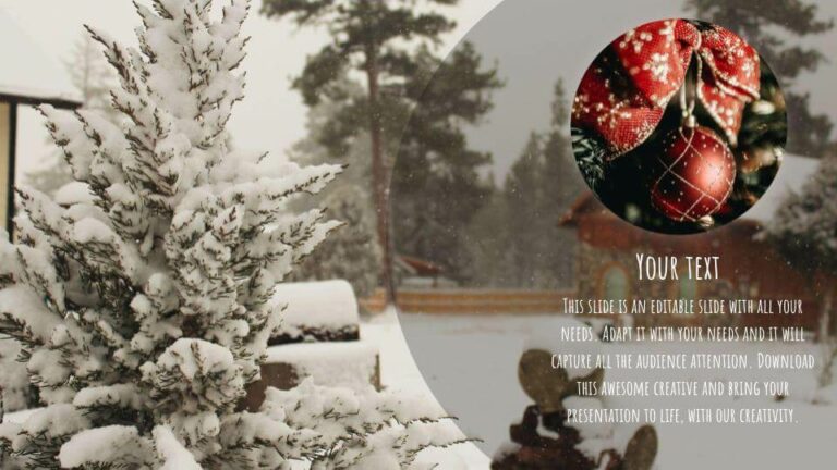 Free Winter Holiday Powerpoint Background | Master Bundles