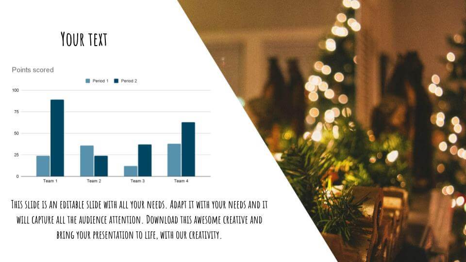 Free Winter Holiday Powerpoint Background | Master Bundles