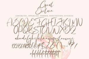 Great Britain Stylish Script Font – MasterBundles