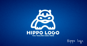 Cool Hippo Logo Template | Master Bundles