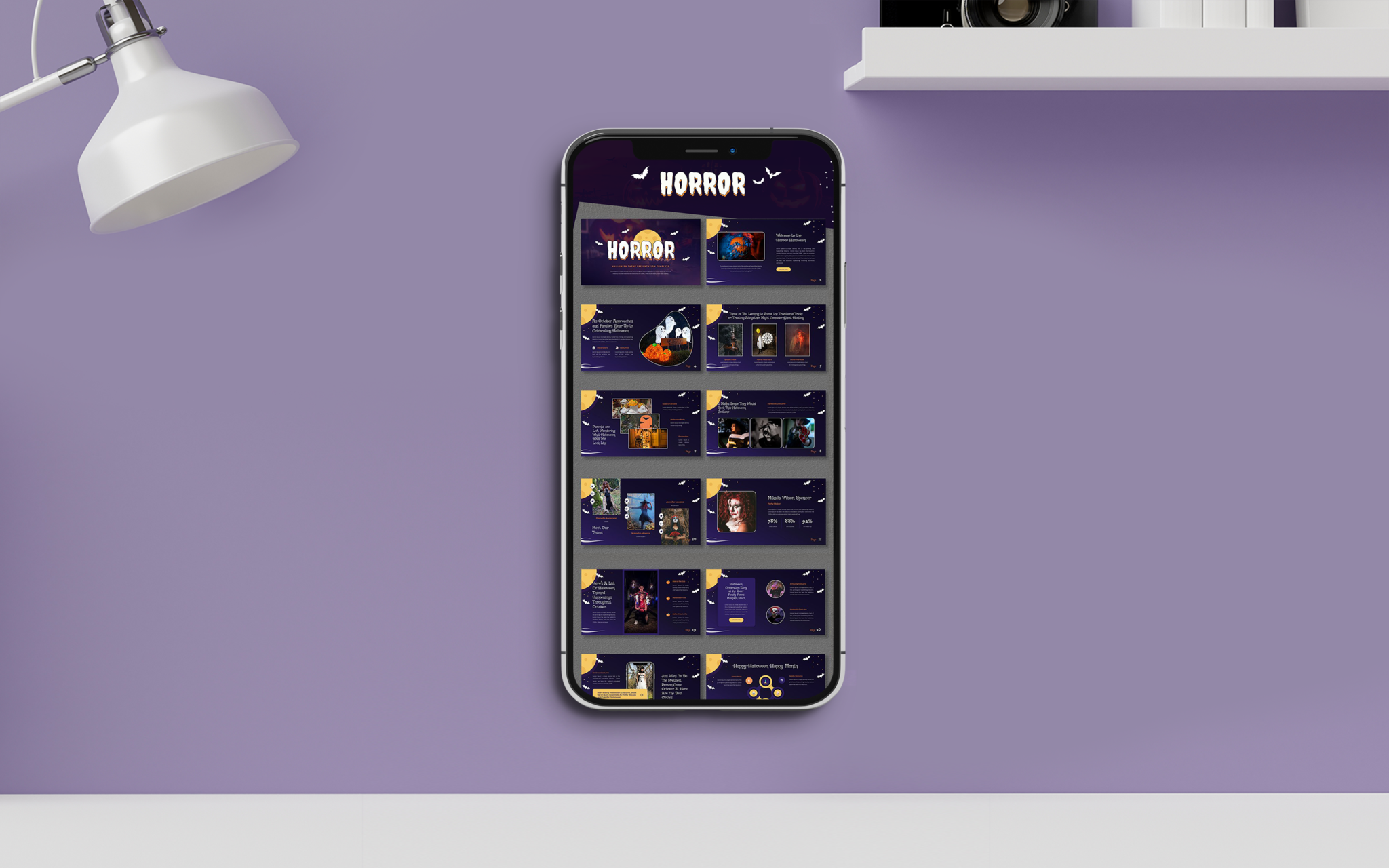 Horror GoogleSlides Presentation – MasterBundles