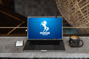 Horse Tagline logo – MasterBundles