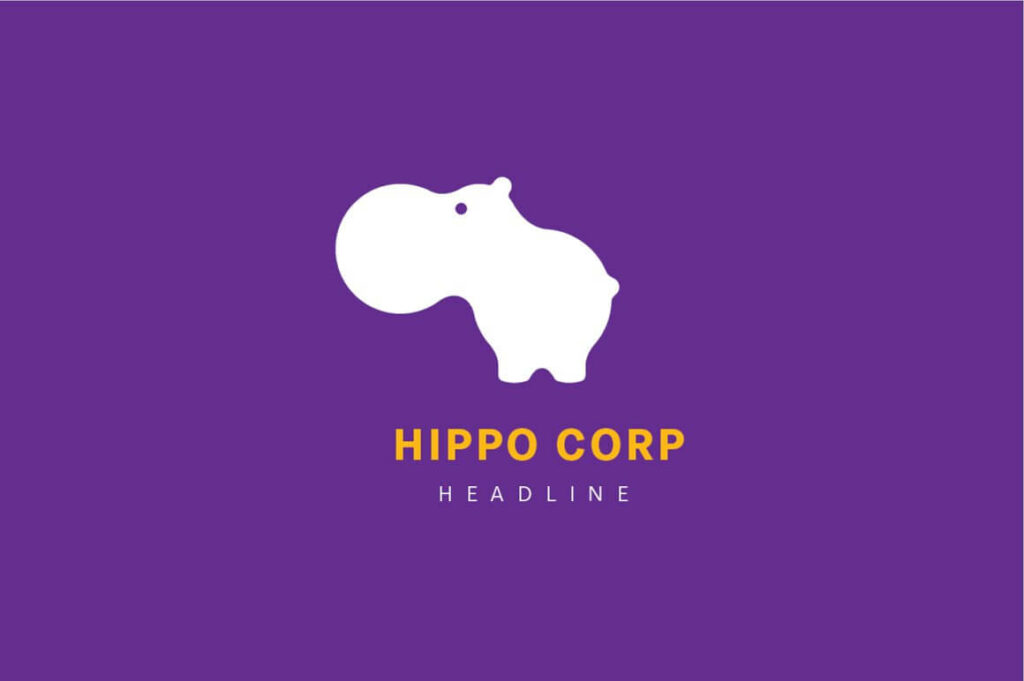 Hippo corp logo – MasterBundles
