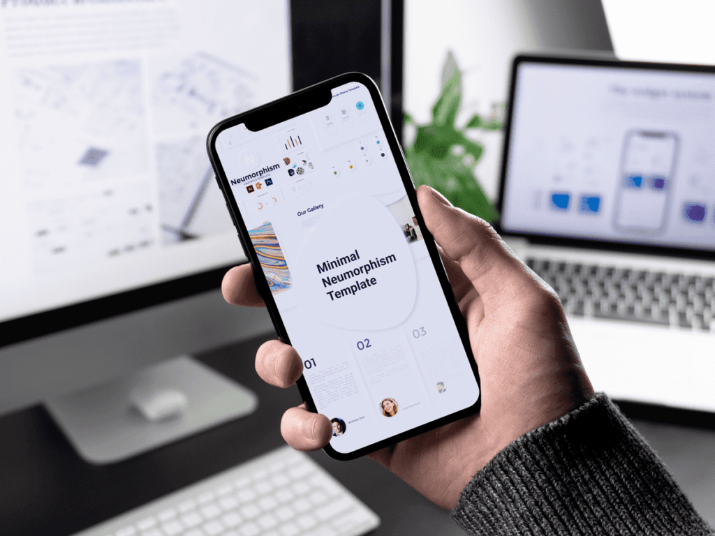 Minimal Neumorphism Template – MasterBundles