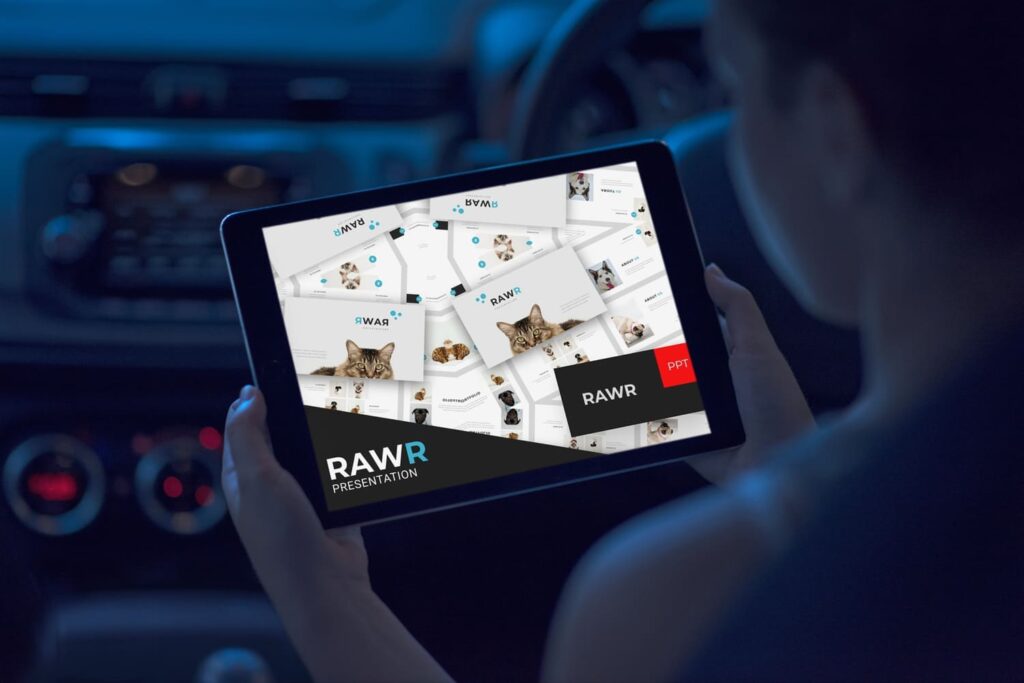 Rawr - PowerPoint Template – MasterBundles