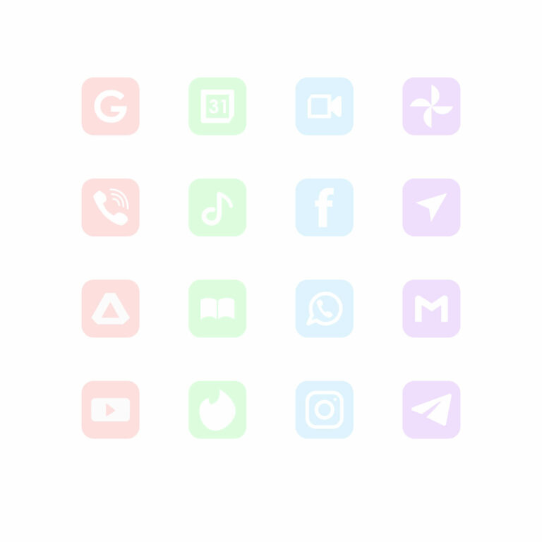 Free Pastel App Icons – MasterBundles