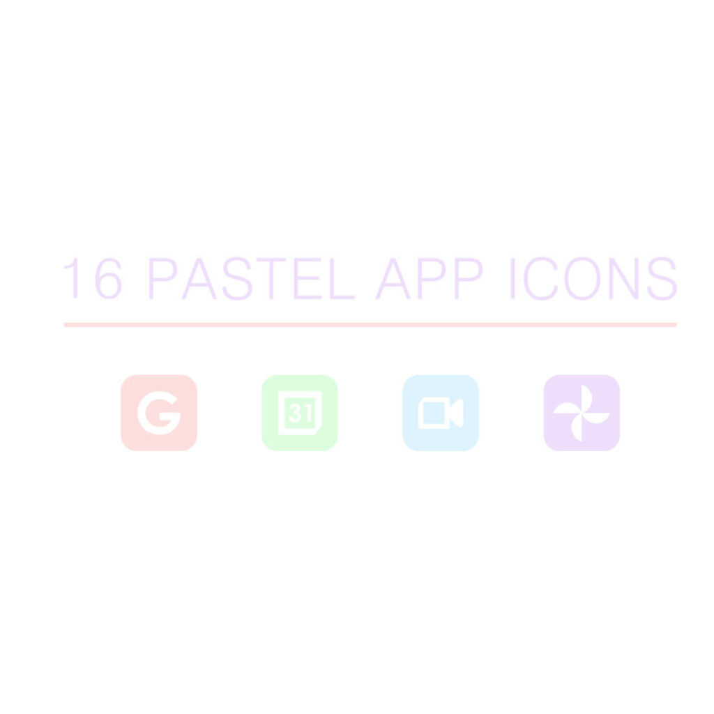 Free Pastel App Icons – MasterBundles