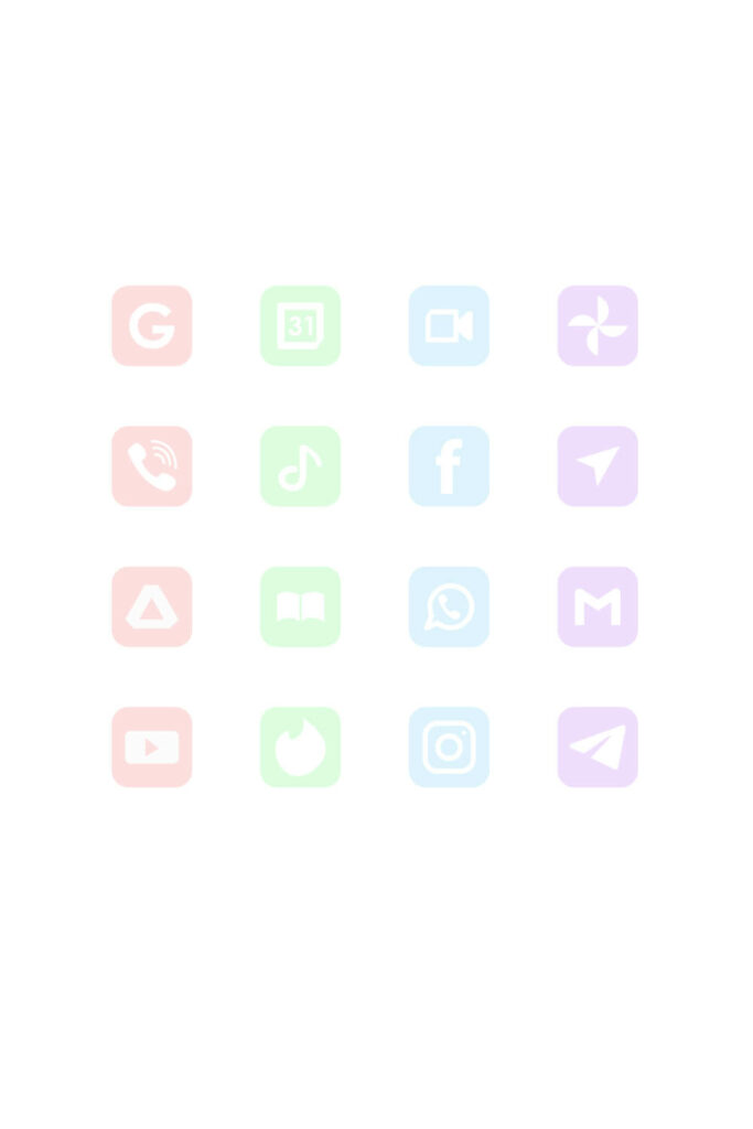 Free Pastel App Icons – MasterBundles