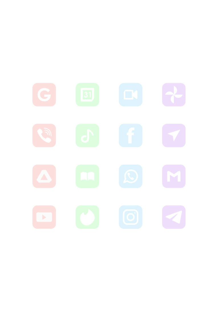 Free Pastel App Icons – MasterBundles