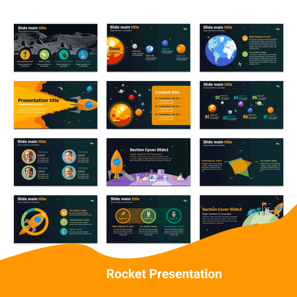 Rocket Presentation – MasterBundles