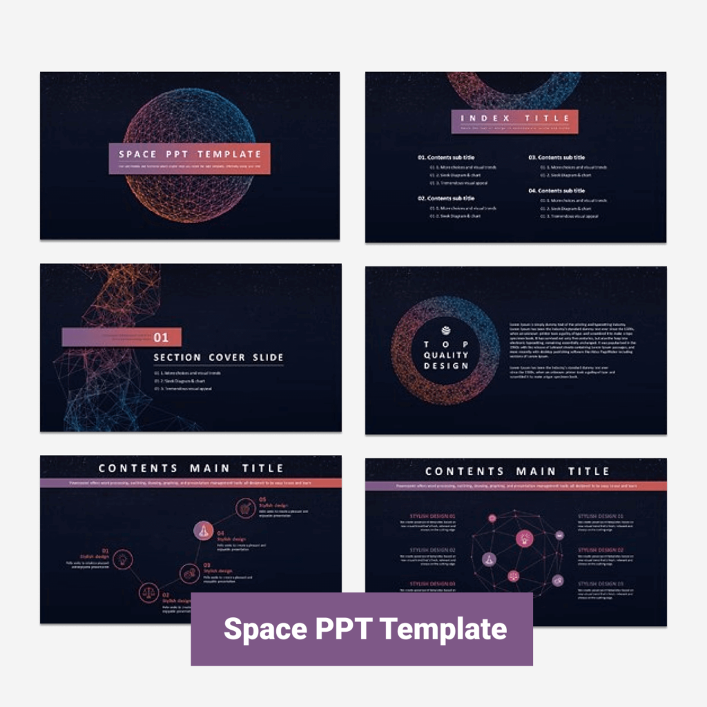 Space - Minimal PowerPoint Template – MasterBundles