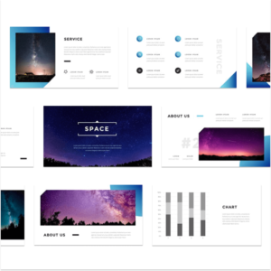 Space - Technology Powerpoint – MasterBundles
