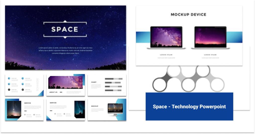 Space - Technology Powerpoint – MasterBundles