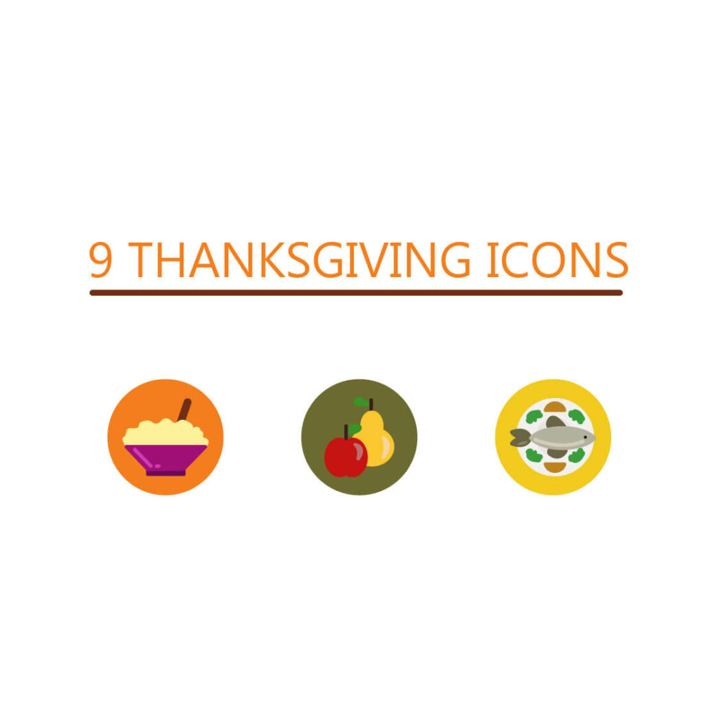Free Thanksgiving Icons – MasterBundles