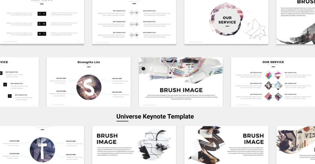 Universe Keynote Template – MasterBundles
