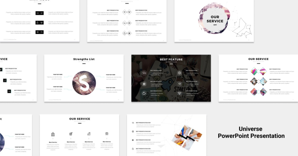 Universe PowerPoint Presentation – MasterBundles