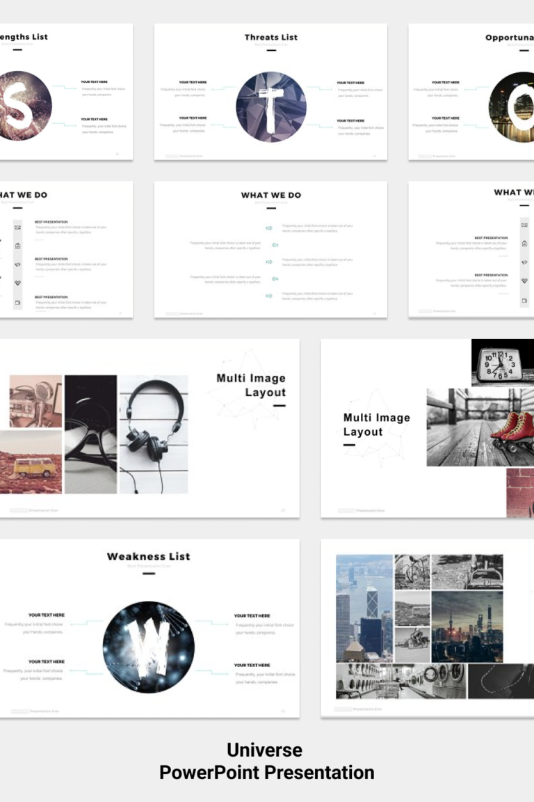 Universe PowerPoint Presentation – MasterBundles
