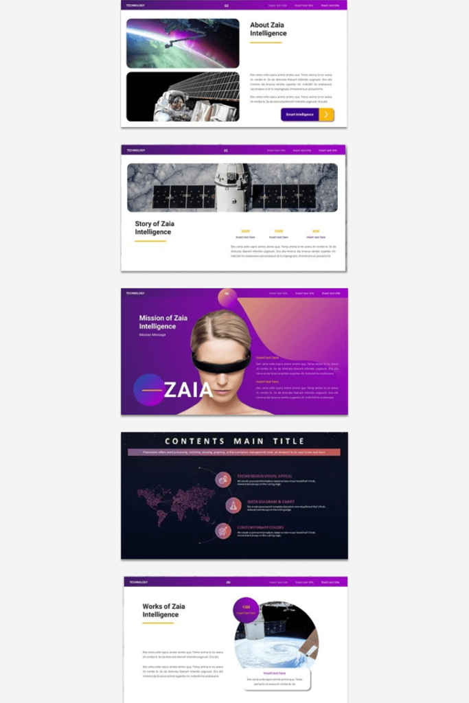 Zaia - Technology Keynote Template – MasterBundles