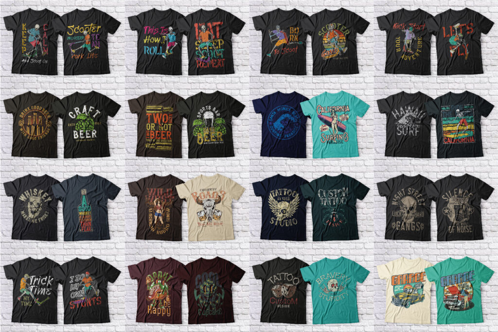 102 Editable t-shirts BUNDLE – MasterBundles