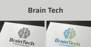 Brain Tech Logo Template – MasterBundles