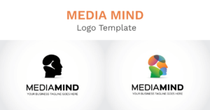 Media Mind Logo Template – MasterBundles
