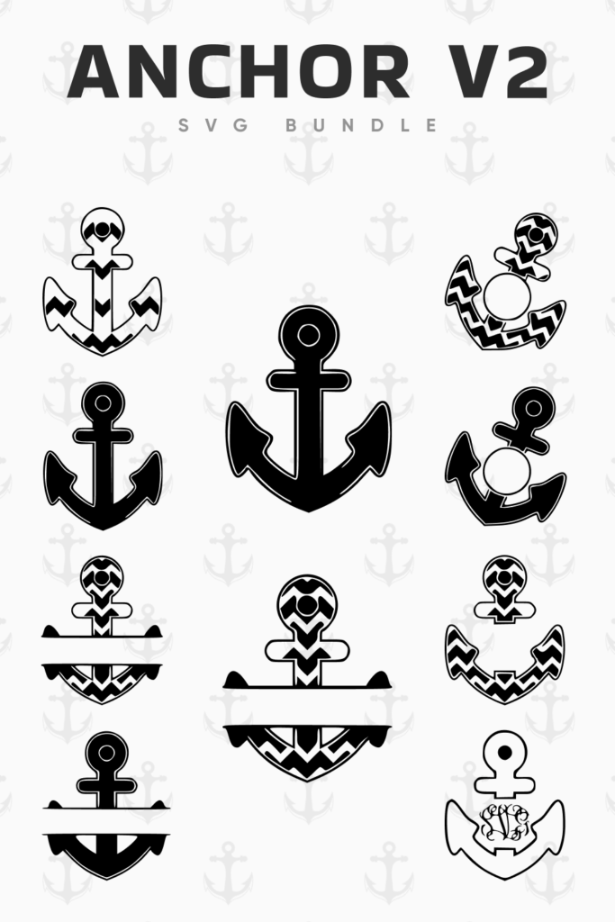 Anchor SVG Bundle: 8 Designs – MasterBundles