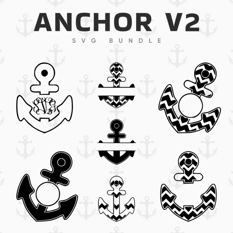 Anchor SVG Bundle: 8 Designs – MasterBundles