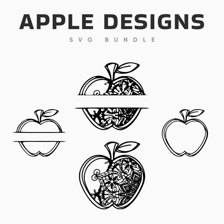 68 Apple SVG Files: Huge Collection – MasterBundles