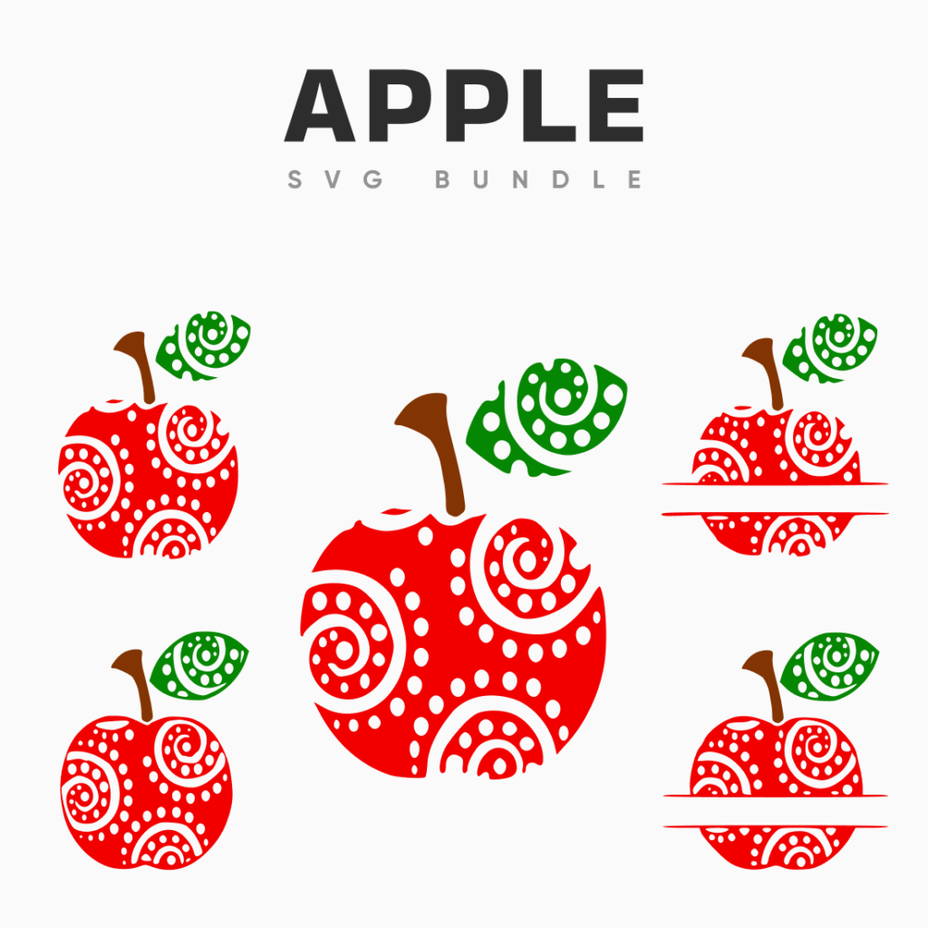 68 Apple SVG Files: Huge Collection – MasterBundles