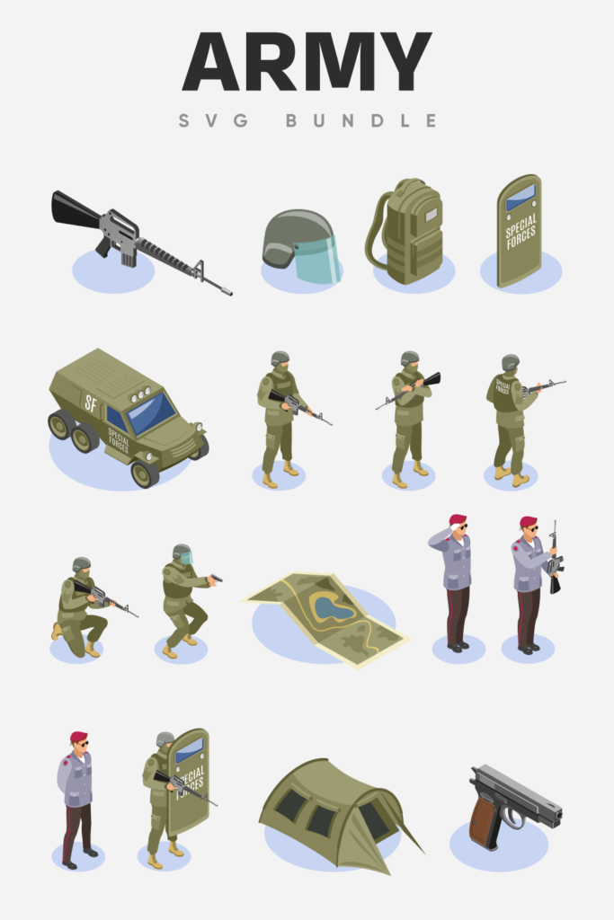 Army SVG Bundle | Master Bundles