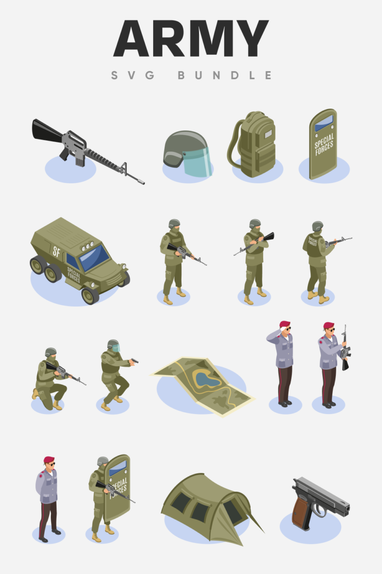 Army SVG Bundle | Master Bundles