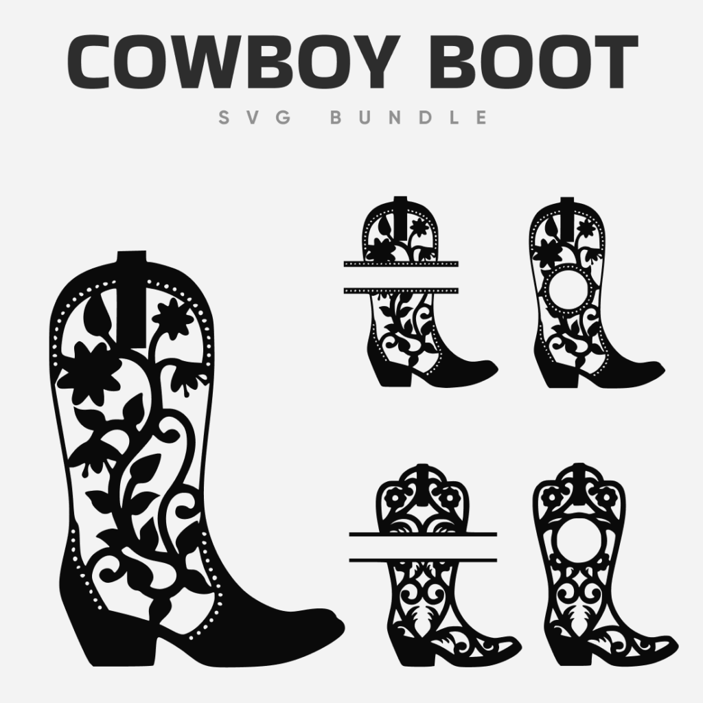 Cowboy Boot SVG Bundle – MasterBundles