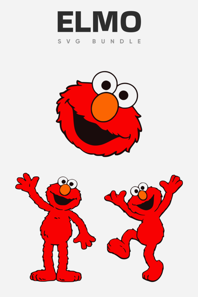 Elmo SVG Bundle: 3 Designs | Master Bundles