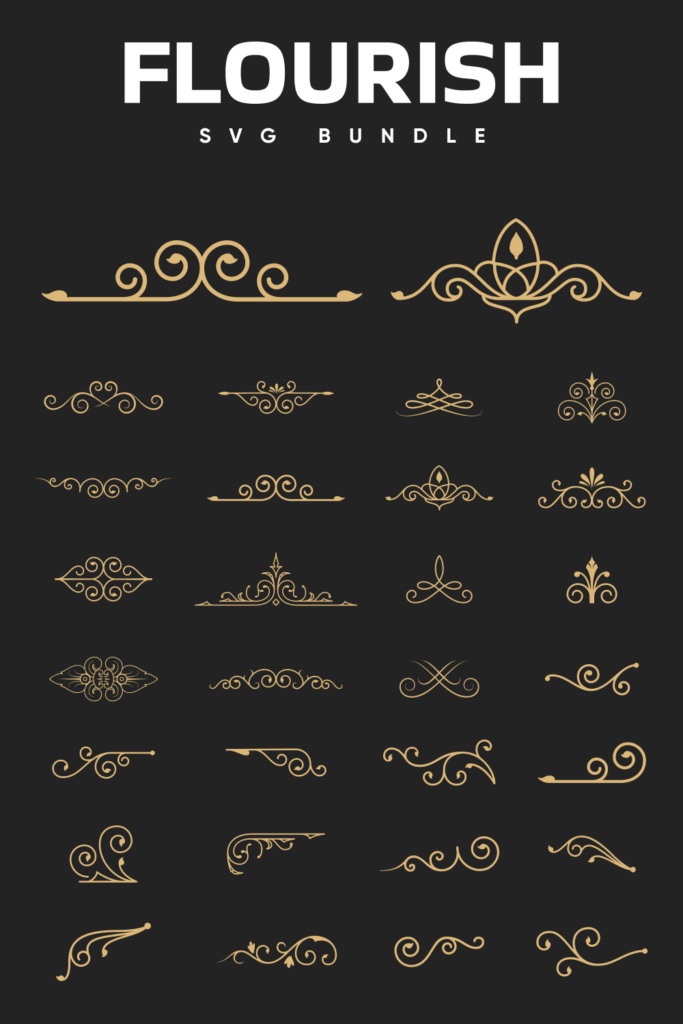 Flourish SVG Bundle | Master Bundles