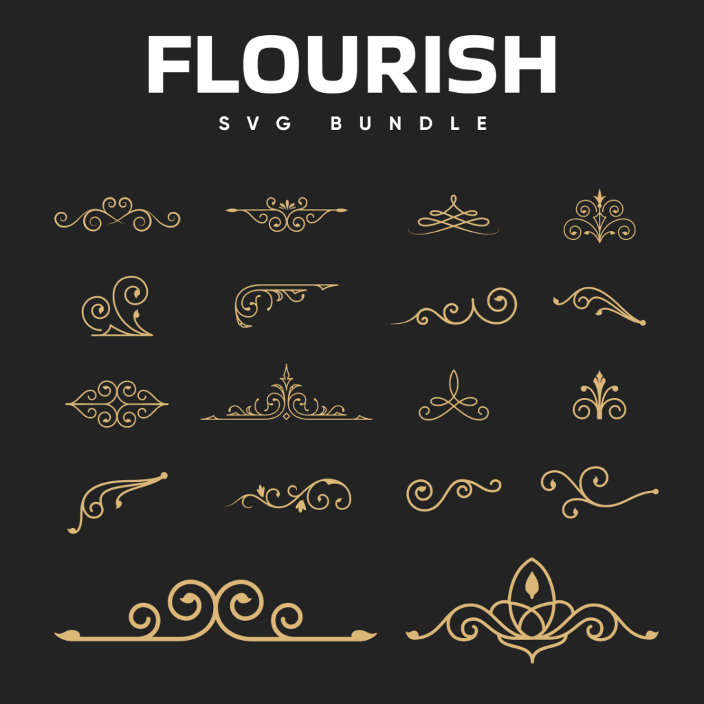 Flourish SVG Bundle – MasterBundles