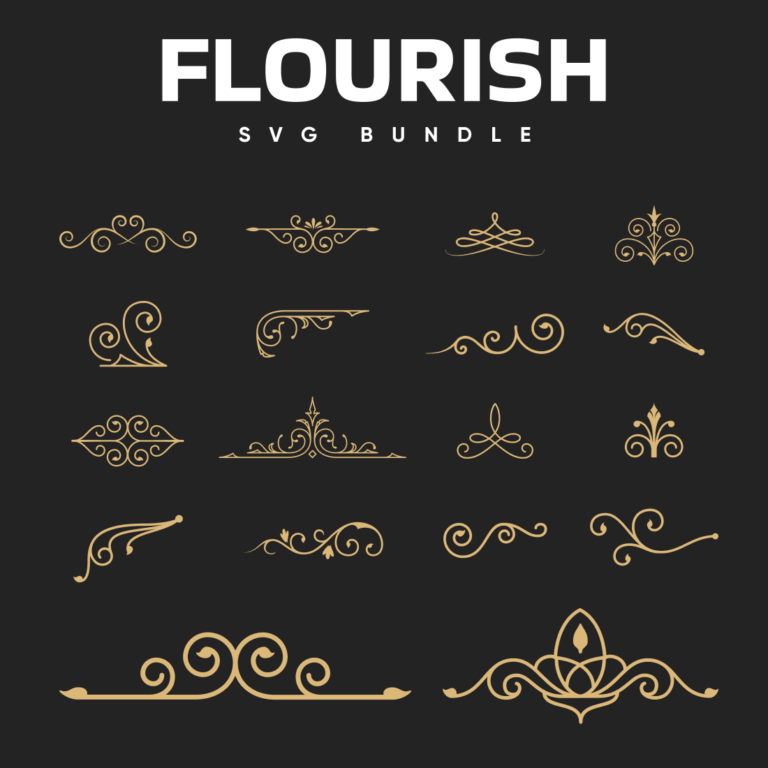 Flourish SVG Bundle – MasterBundles