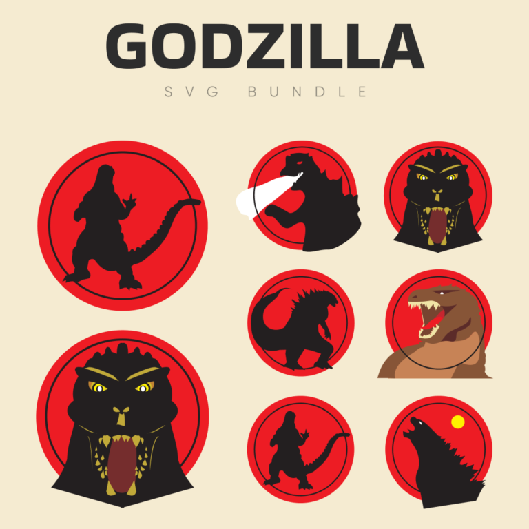 Godzilla SVG Bundle: 6 Files – MasterBundles