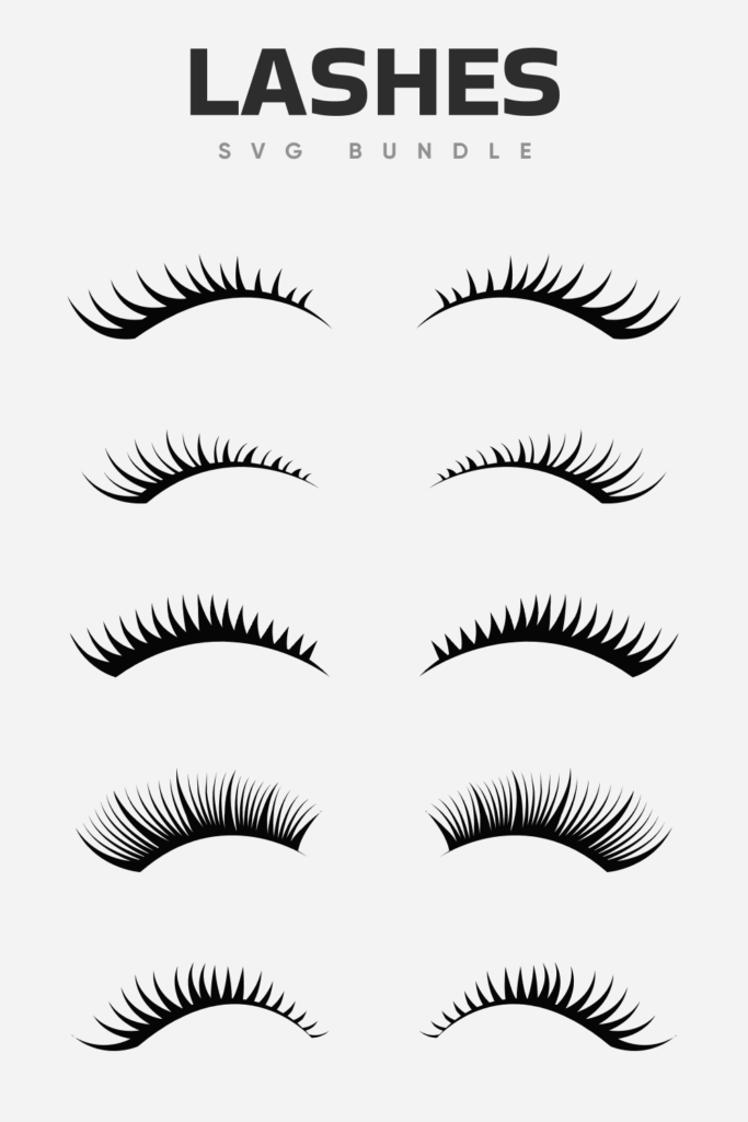 Lashes SVG Bundle | Master Bundles