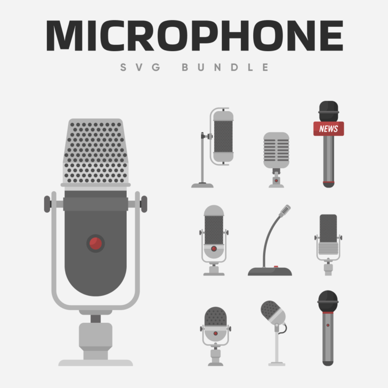 Microphone SVG – MasterBundles