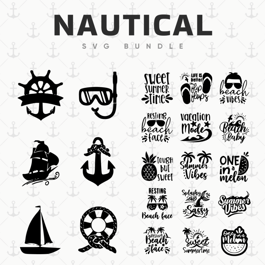 Nautical SVG Bundle – MasterBundles