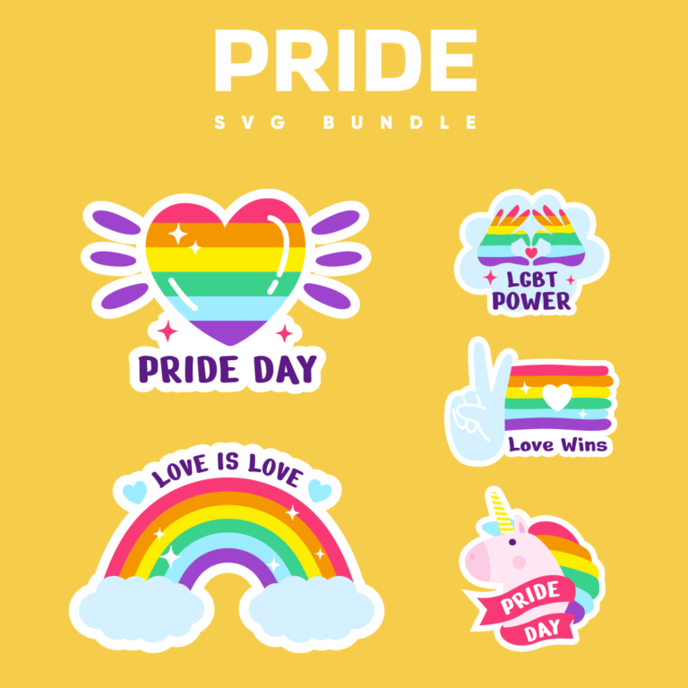 Pride SVG Bundle: 6 Files – MasterBundles