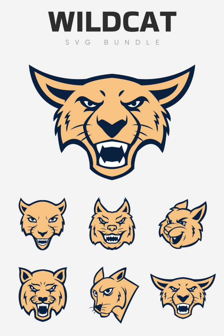Wildcat SVG Bundle: 6 Files – MasterBundles