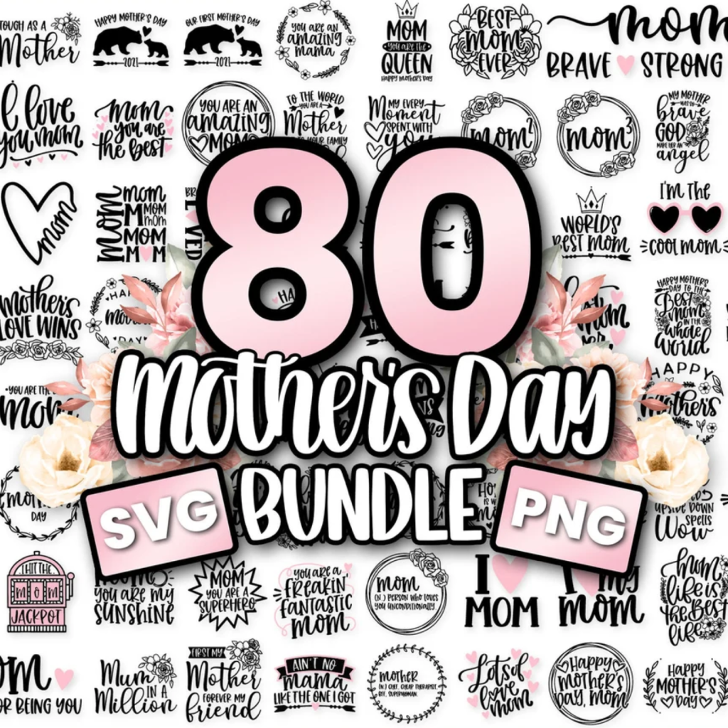 Mothers Day SVG, Mom SVG, Mama SVG, Mommy SVG – MasterBundles