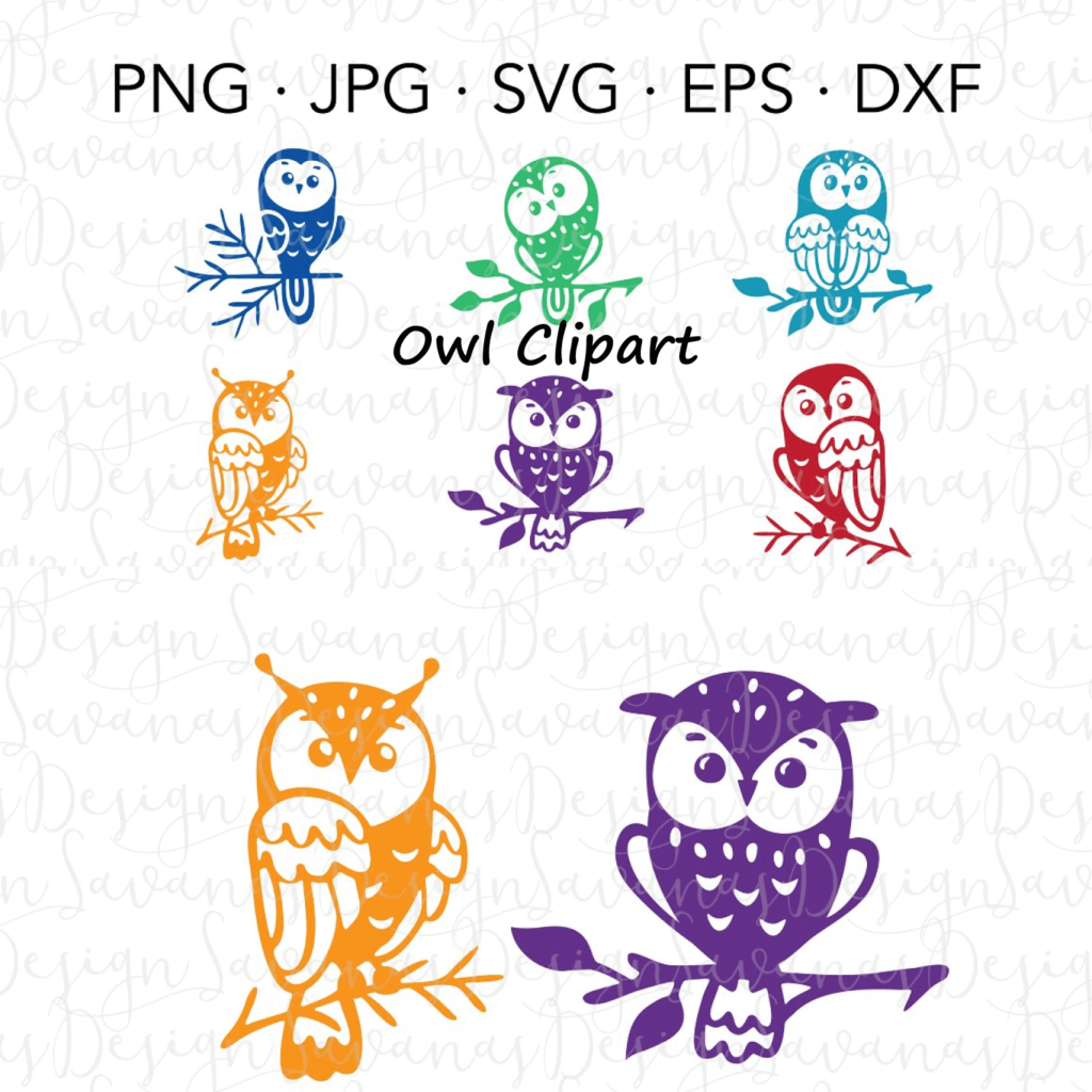 Owl Clipart and Owl SVG Files – MasterBundles