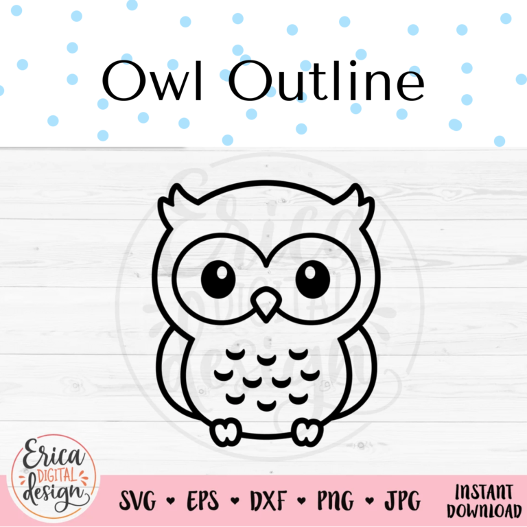 Barn Owl SVG, Boho Owl with Flowers SVG, Decorative Owl SVG – MasterBundles